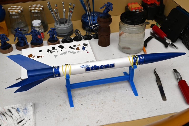 Rocket Cradle/holder/stand for Model Rocket Kits Custom 3D Printed - Etsy