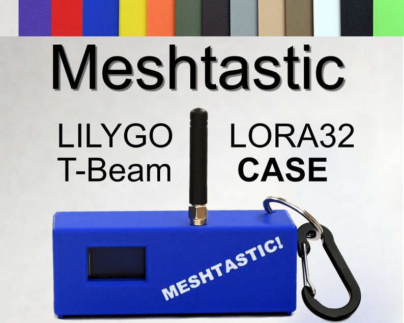 Custom LORA32 T-beam Meshtastic Case - 3D Printed | FREE Accessories ...