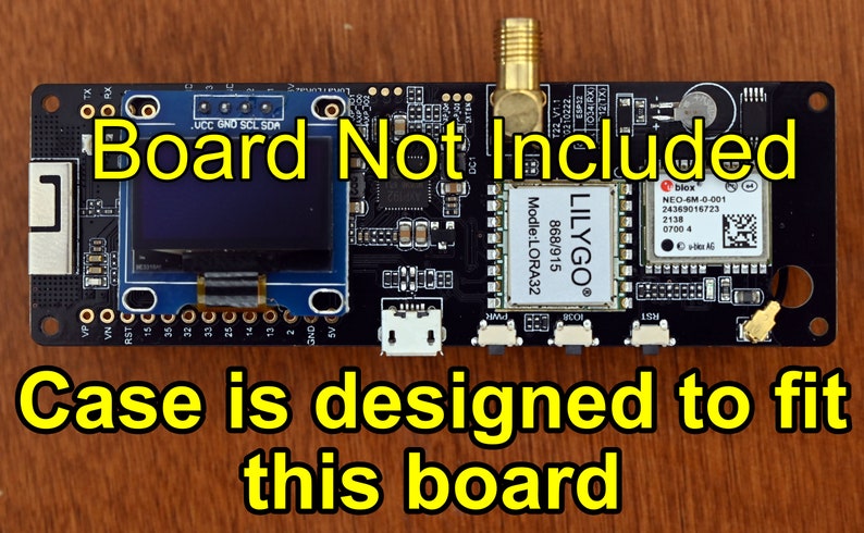 Custom LORA32 T-beam Meshtastic Case - 3D Printed | FREE Ship ...