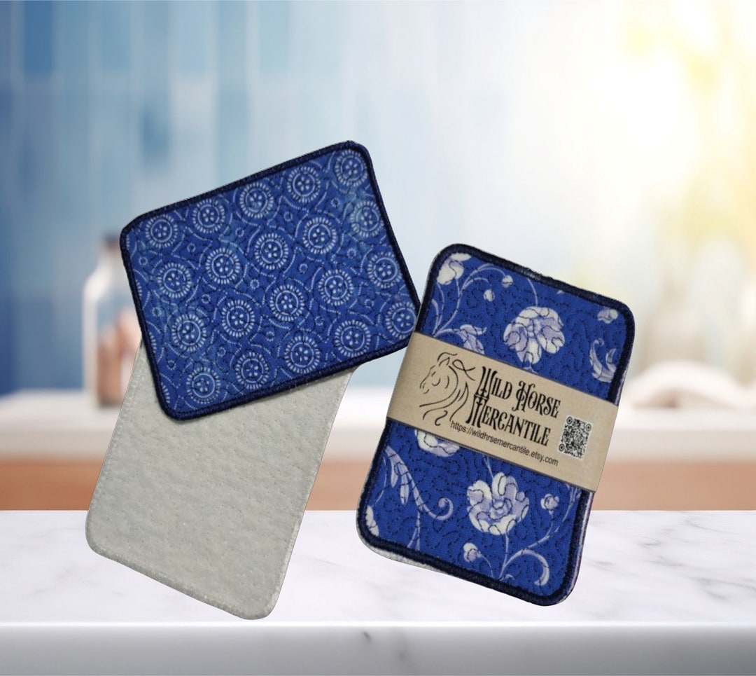 2 Ply QUILTED, COTTON, REUSABLE Cleaning Pads, Skin Cleaning Pads ...