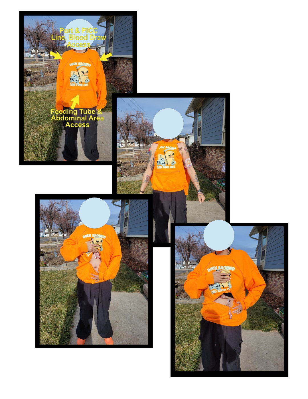 Medical Access, Adaptive Hoodies & Sweatshirts. Clothing Modified for ...