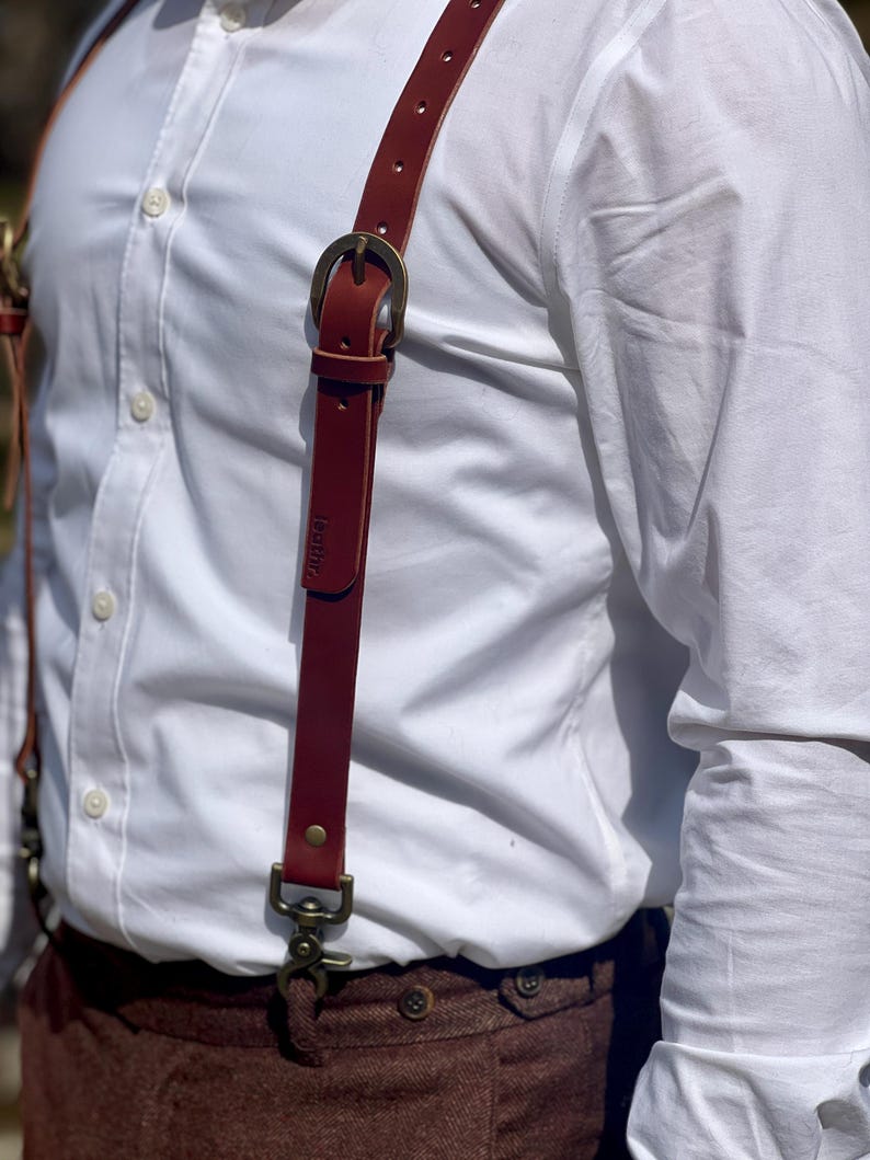 Handmade Leather Suspenders | High-quality Leather - Etsy