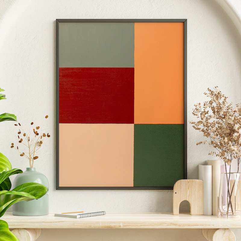 Hard Edge Painting - Etsy