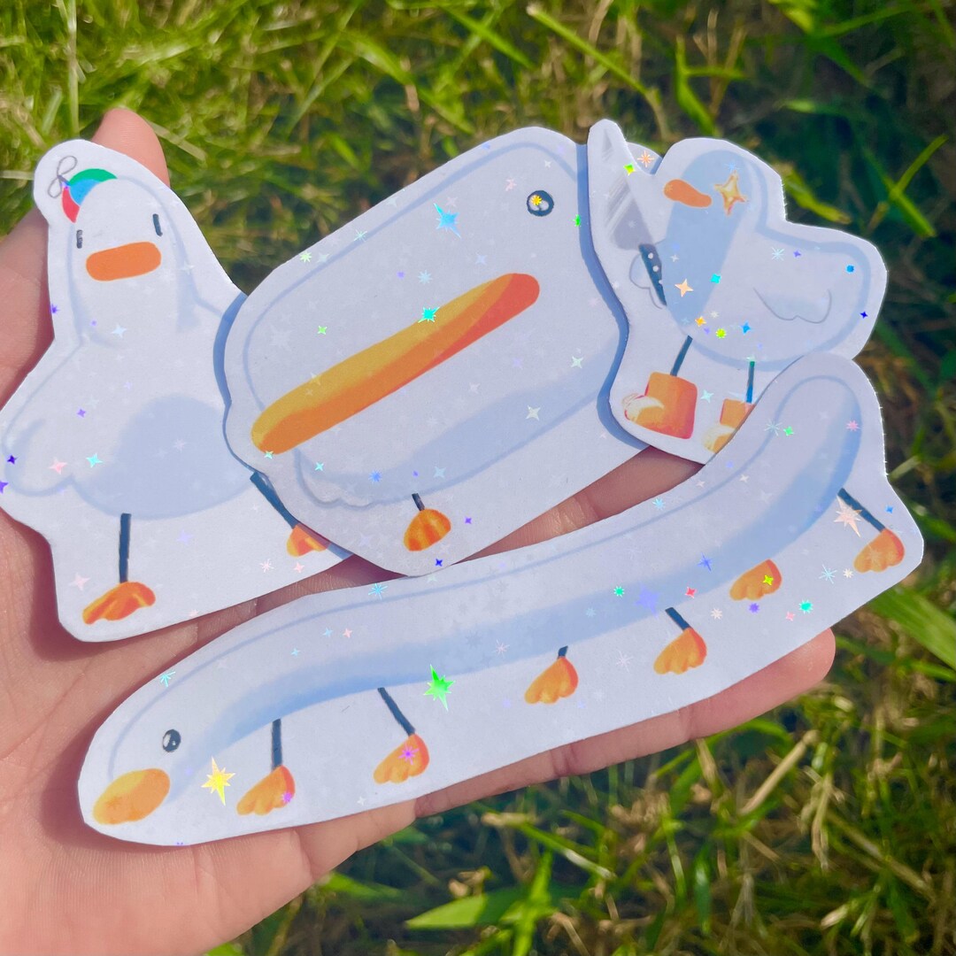 Paddling Ducky STICKERS! | Weather Resistant Sticker Set - Etsy