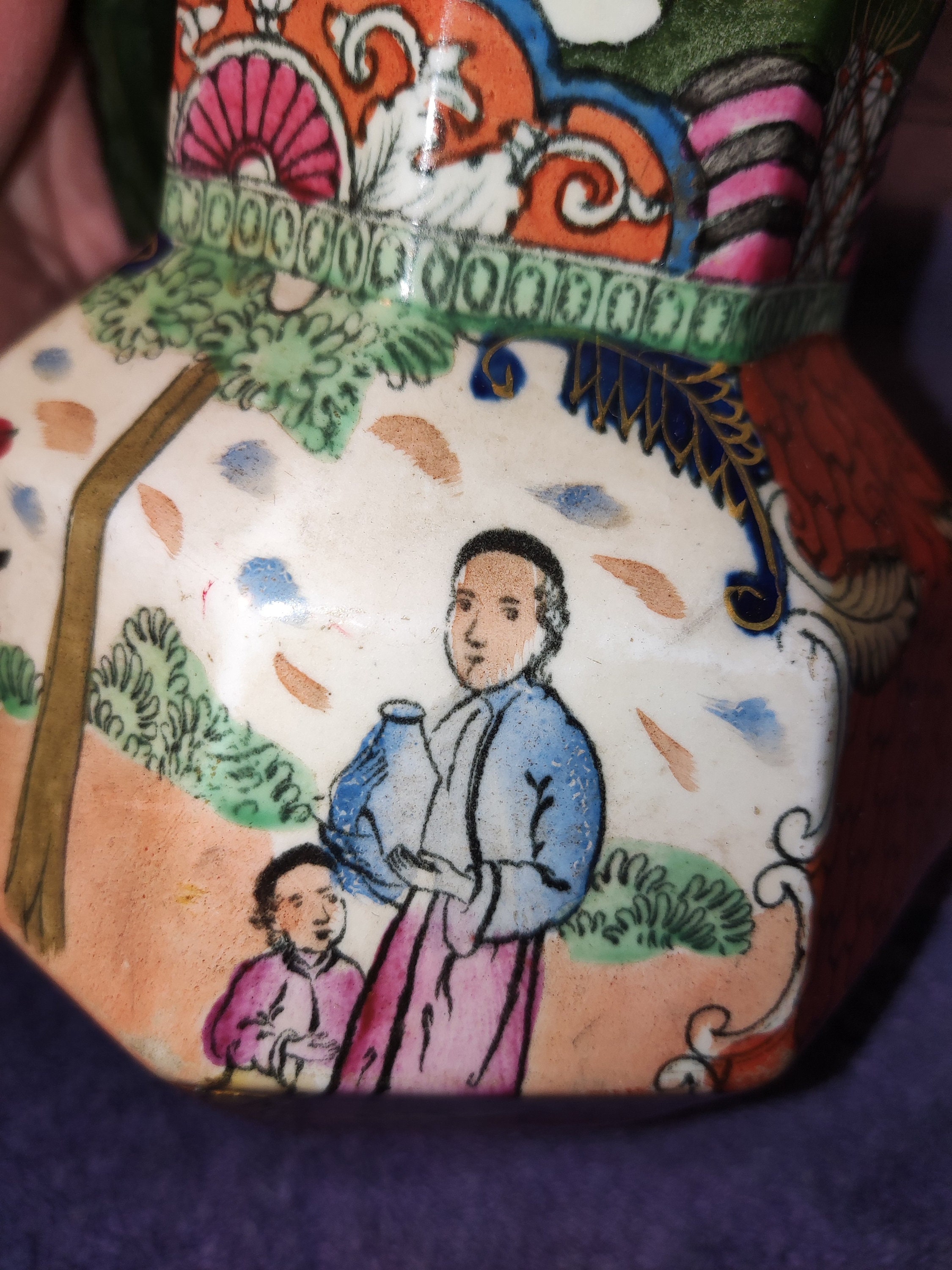 Antique 1800s Mason's Ironstone Octagonal Milk Jug Asian Style Milk Jug ...