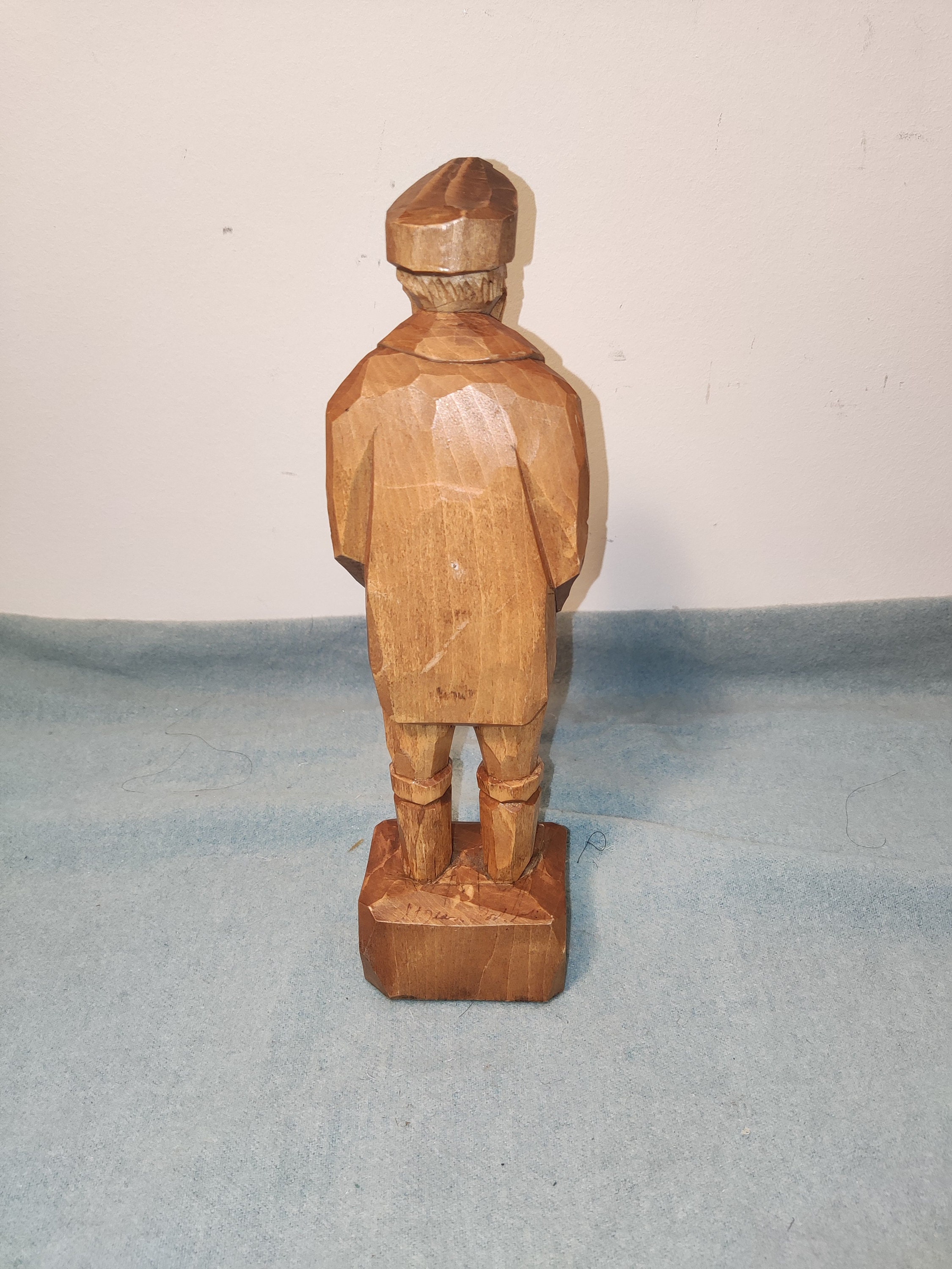 Vintage Carving Folk Art Quebec Wood Man Figurine Wood - Etsy