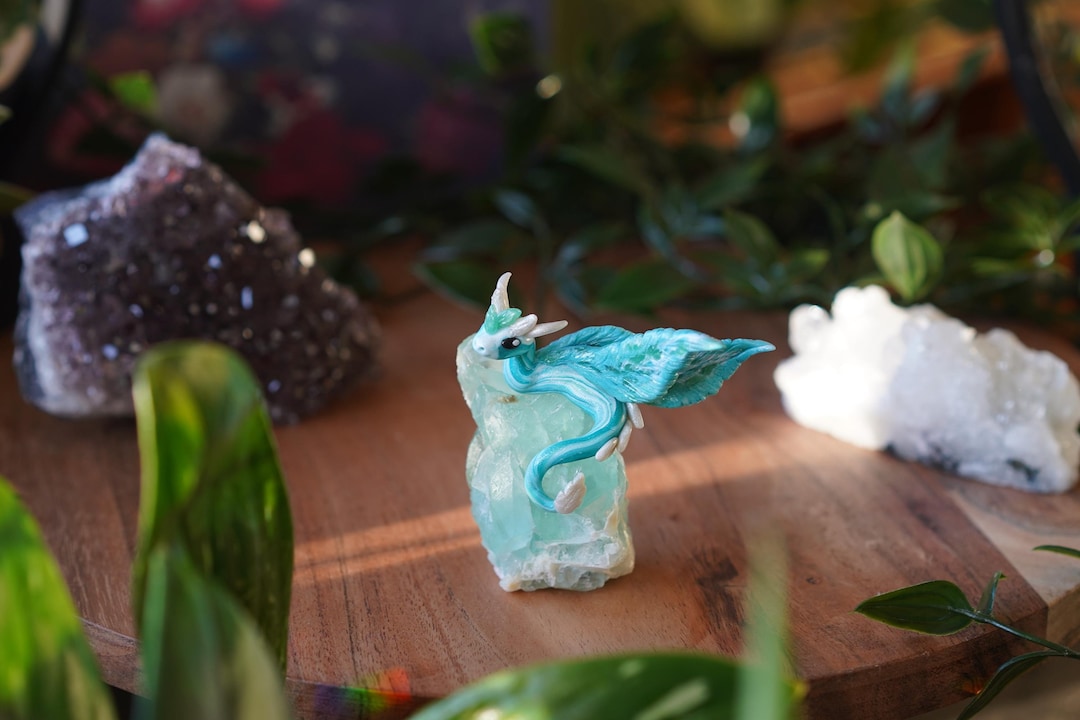 Dragon | Fluorite Specimen | Clay Figurine (fl01) - Etsy