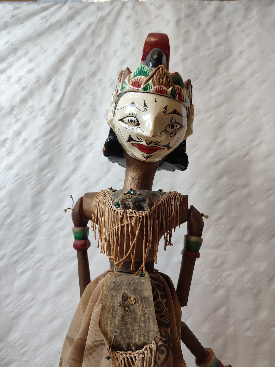 Indonesian Stick Puppet, Vintage - Etsy