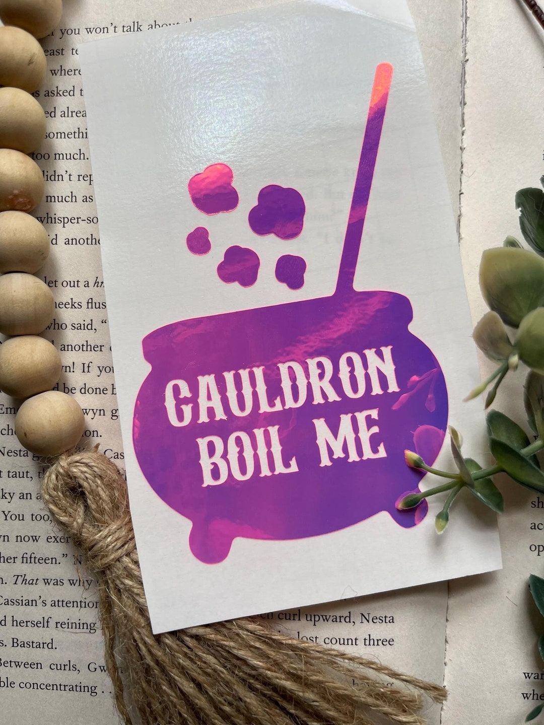 ACOTAR Car Decal | Cauldron Boil Me | SJM Merch | Book Lover Gift ...