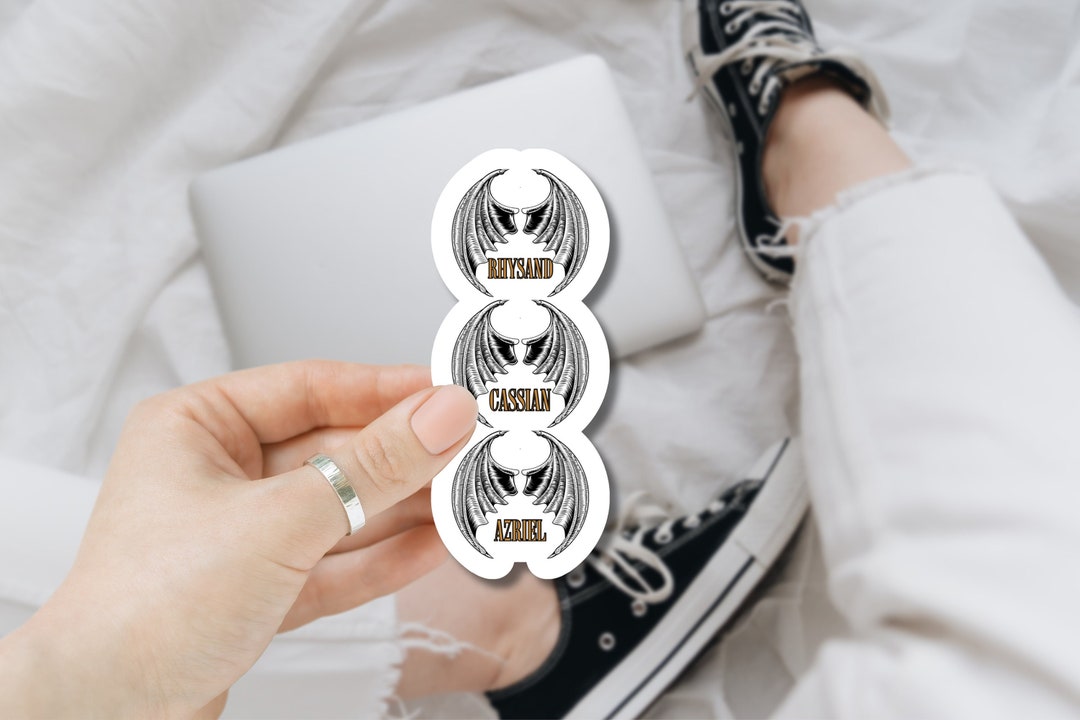 ACOTAR Sticker, Rhysand Cassian Azriel Bookish Kindle Sticker, A Court ...