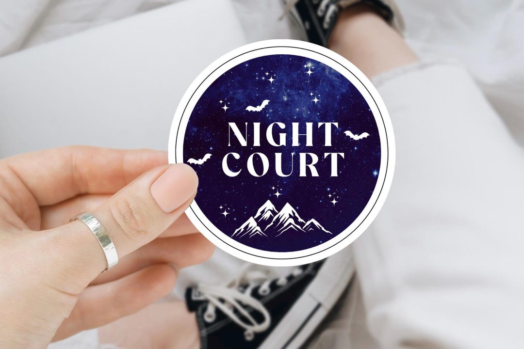 ACOTAR Sticker – Night Court Sticker – A Court of Thorns and Roses ...