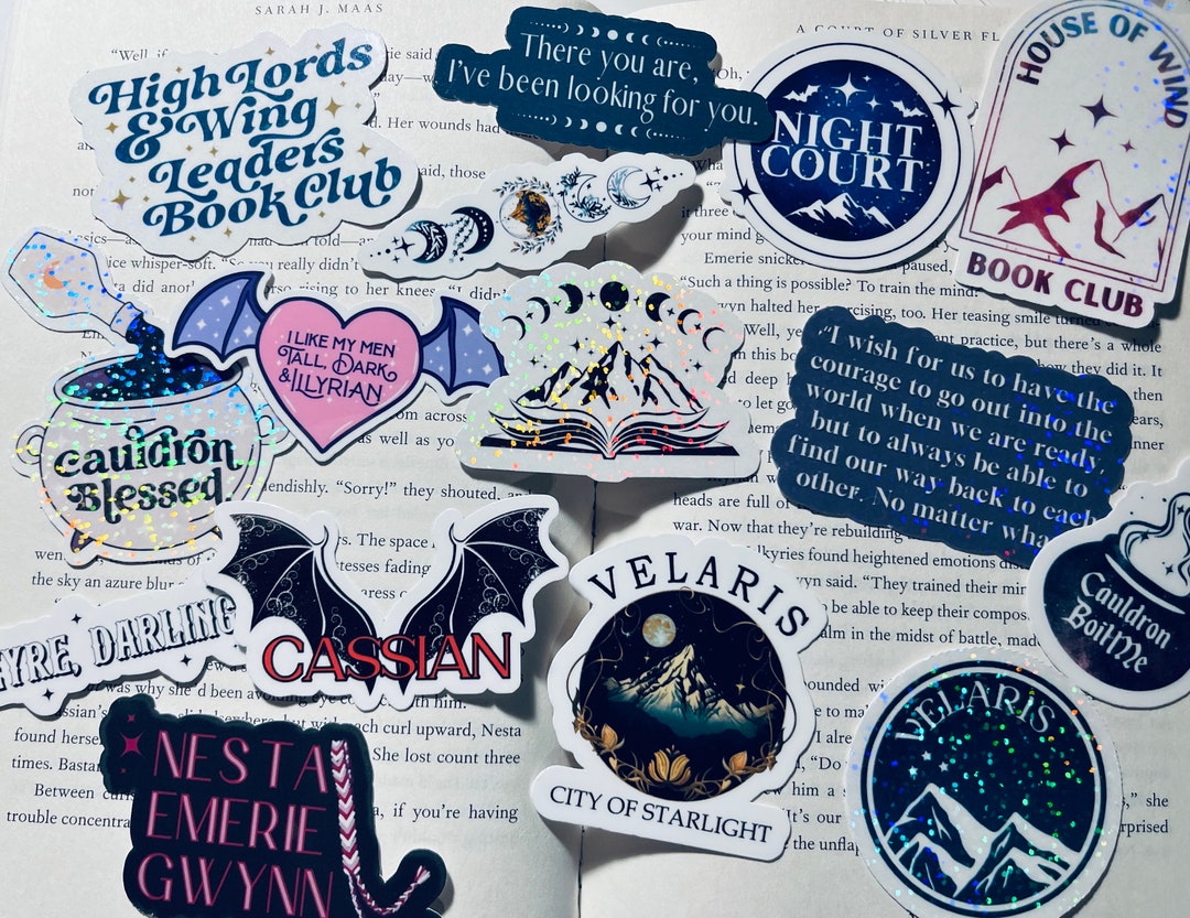 ACOTAR Sticker Pack – Mystery Variety Bundle – Officially Licensed SJM ...