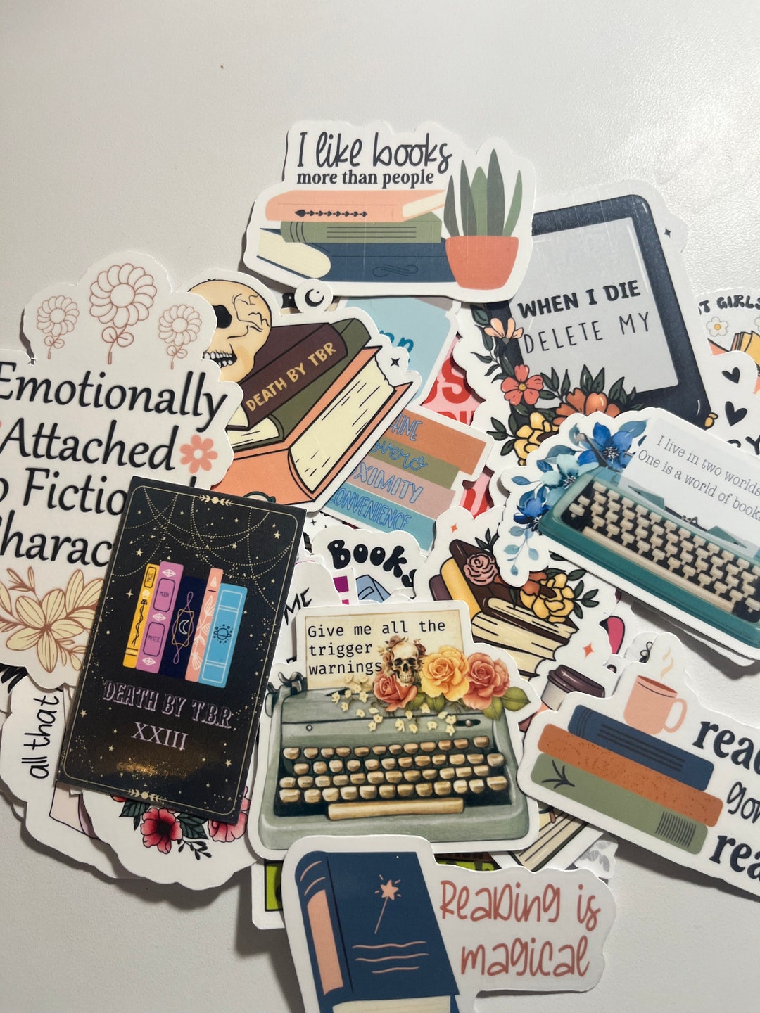 Bookish Stickers Stickers for Book Lovers Reading Stickers - Etsy