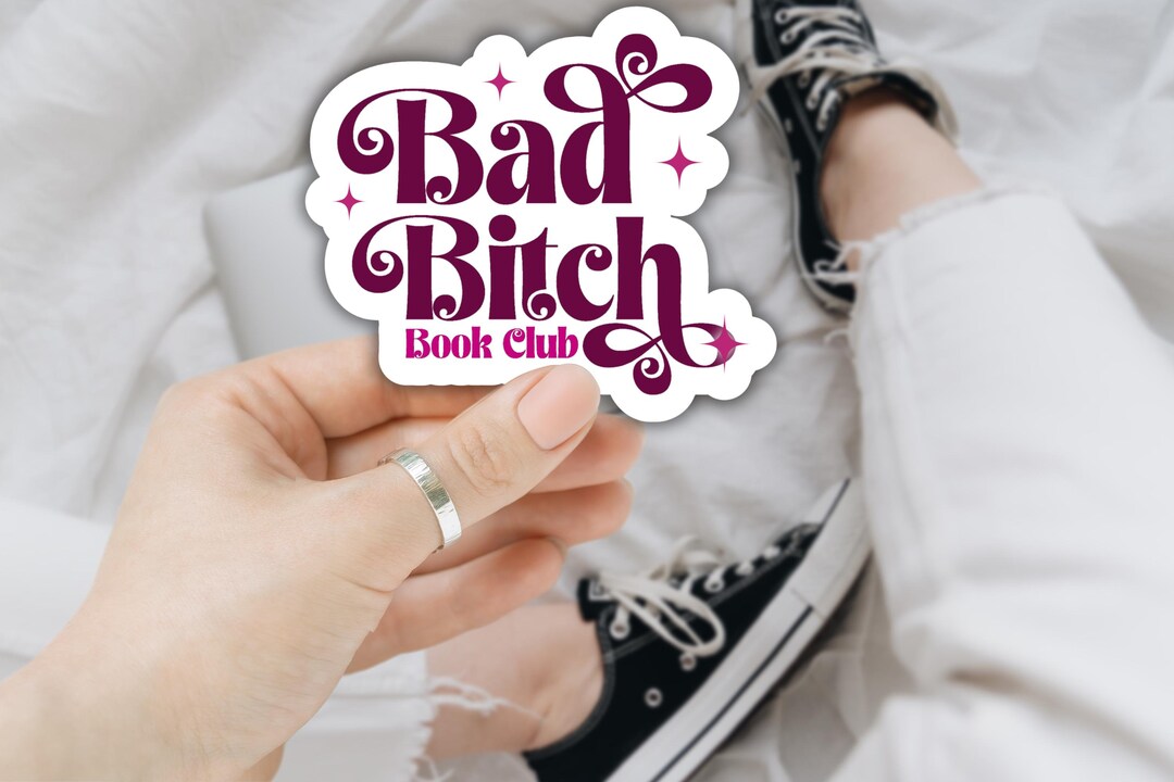 Bad Bitch Book Club Sticker, Dark Romance Bookish Sticker for Kindle ...