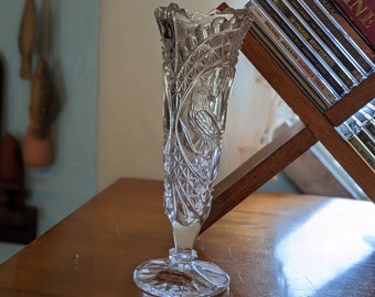 Vintage Hofbauer West Germany Crystal Byrds Collection Basket Vase ...
