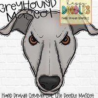 Greyhound Baseball Logo - Etsy