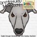 Greyhound Baseball Logo - Etsy