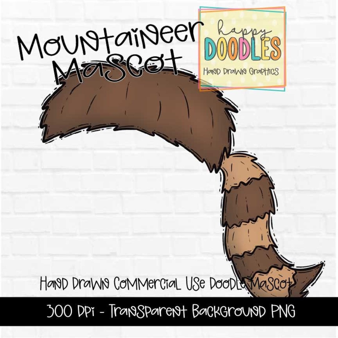 Mountaineers School Mascot - Doodle Clipart PNG Digital Design ...