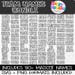 Go Team Doodle Font Team Name Bundle, Includes 66 Team Names, Font With ...