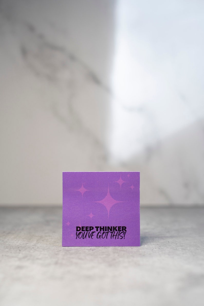 Deep Thinker You've Got This - Sticky Note Pad / Post-it - Etsy