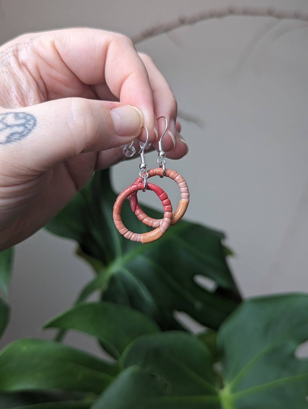 Earthworm Earrings, Type 2 - Etsy