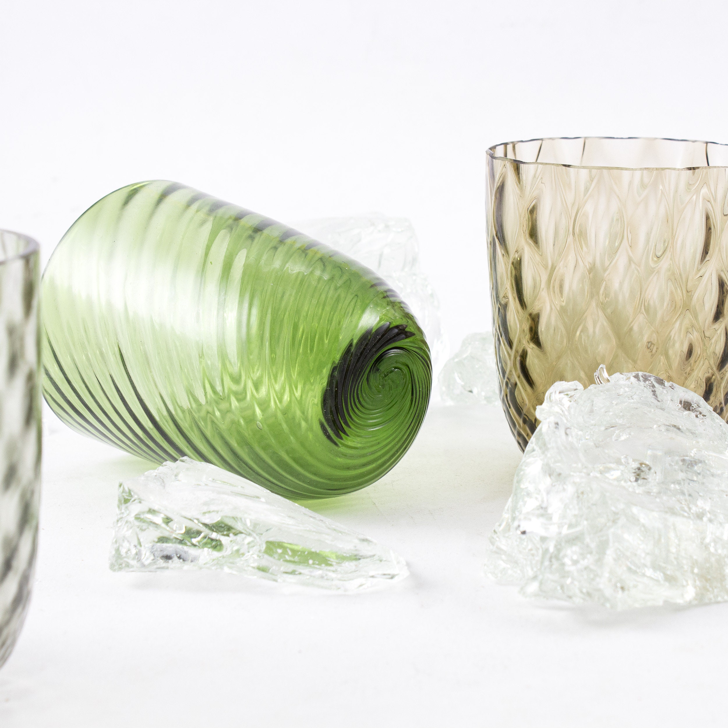 Set of 4 Goti De Fornase Glasses Handmade With Murano Glass With ...