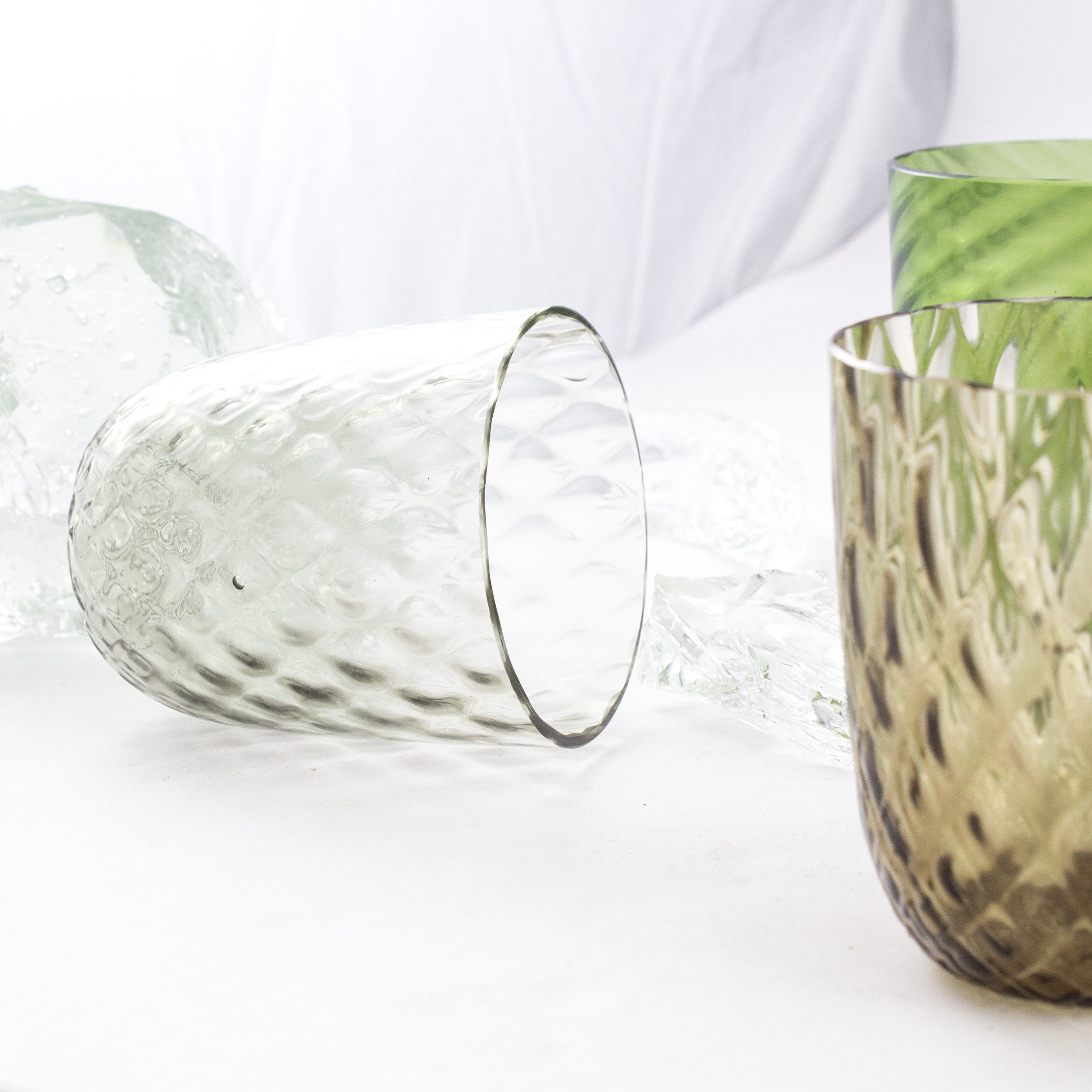 Set of 4 Goti De Fornase Glasses Handmade With Murano Glass With ...