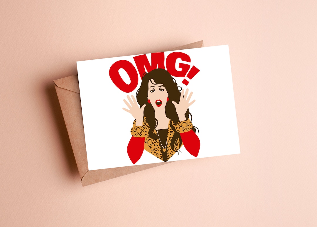 Printable OMG Greeting Card, Instant Download, 7x5 Digital Download - Etsy