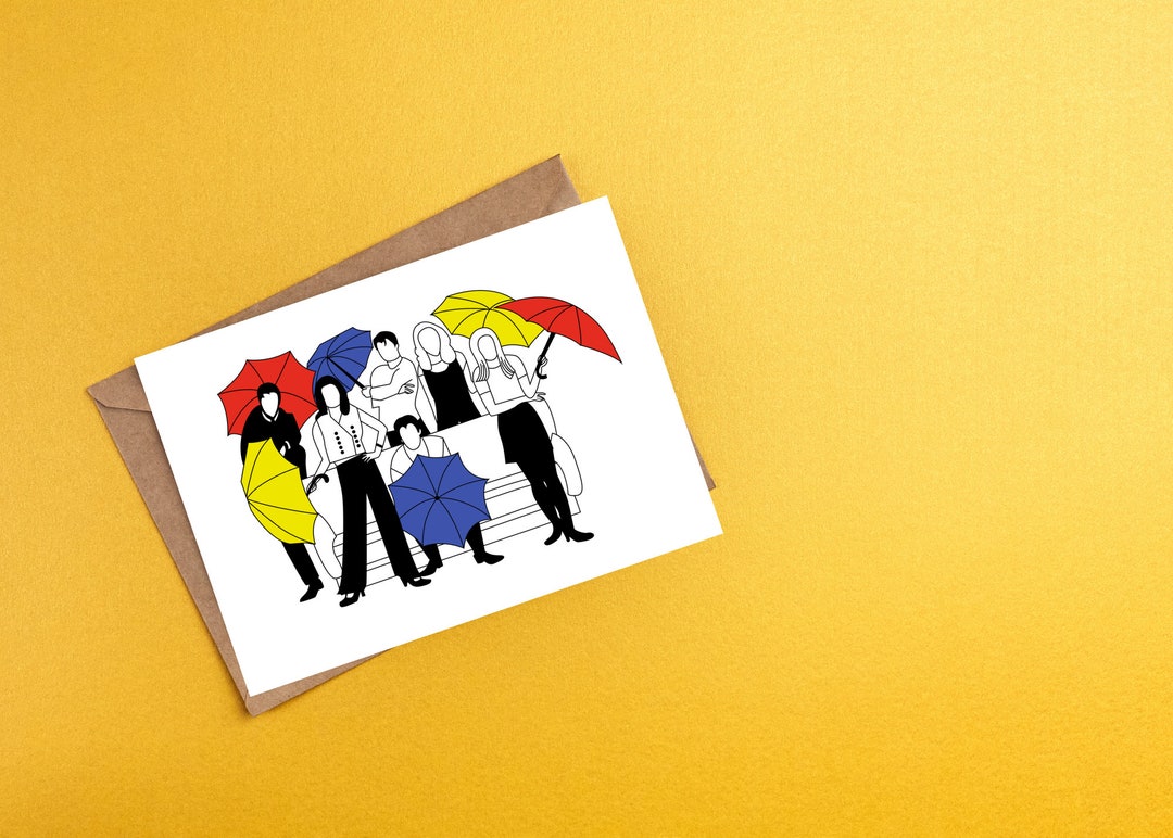 Printable FRIENDS Greeting Card, Instant Download, 7x5 Digital Download ...