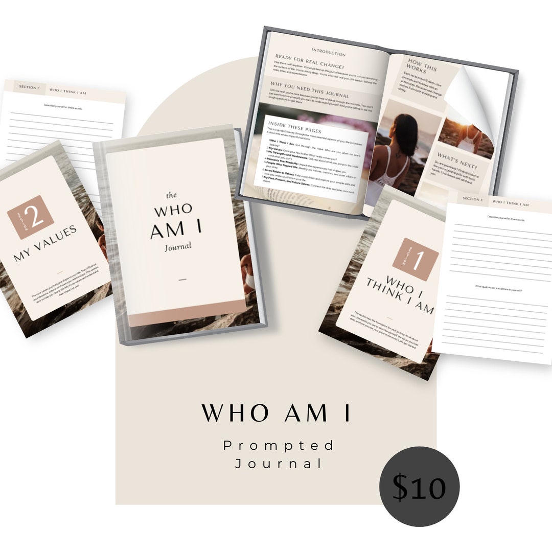 The Who Am I Digital Journal Your Guide to Understanding Who You Truly ...