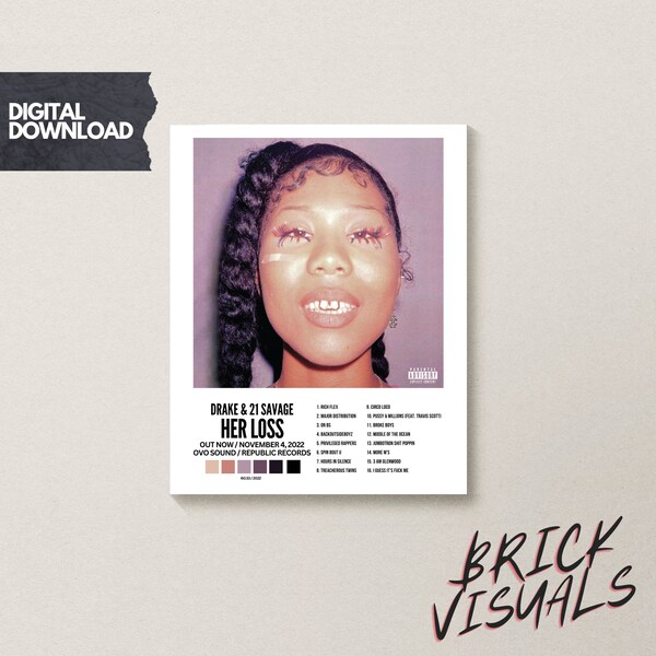 Her Loss Album Cover - Etsy Australia