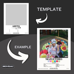 Album Cover Canva Poster Templates Bundle / Make Your Own Poster ...