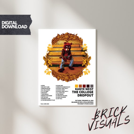 Kanye West College Dropout Poster