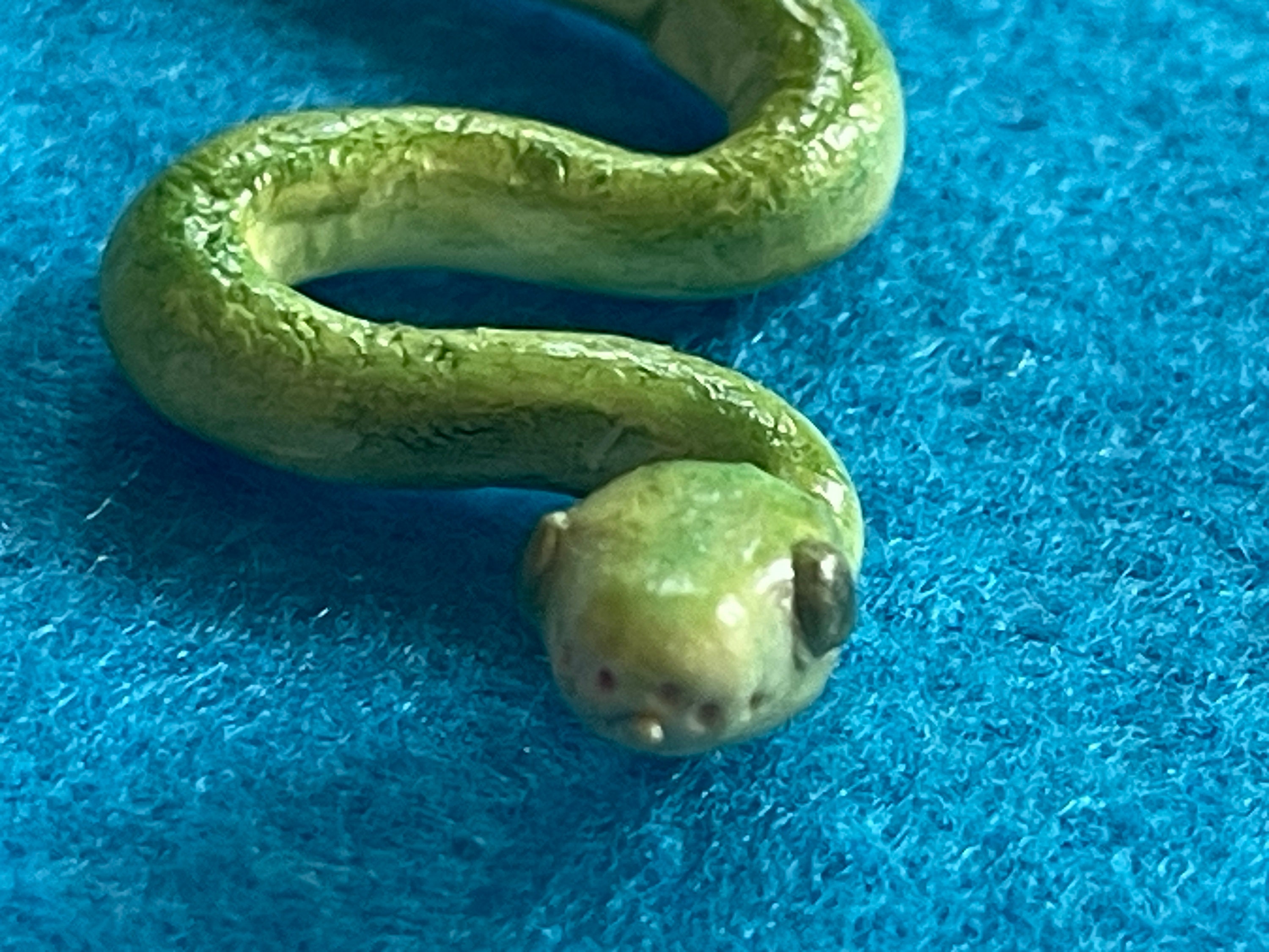 Mini Polymer Clay Snake (handmade) - Etsy