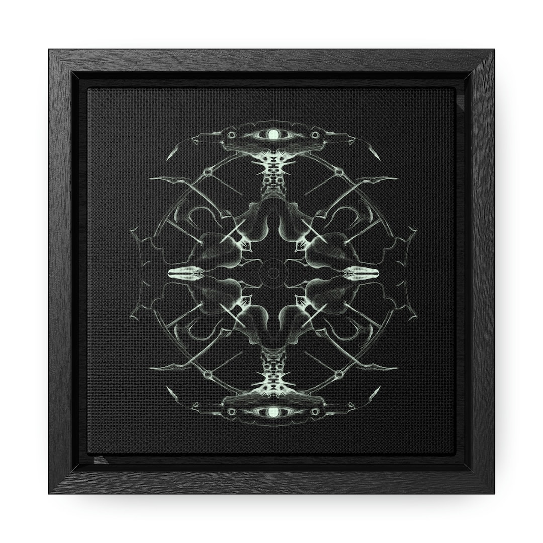 Sigil Black and White Art Canvas Print | Original Art | Signum Somnia ...