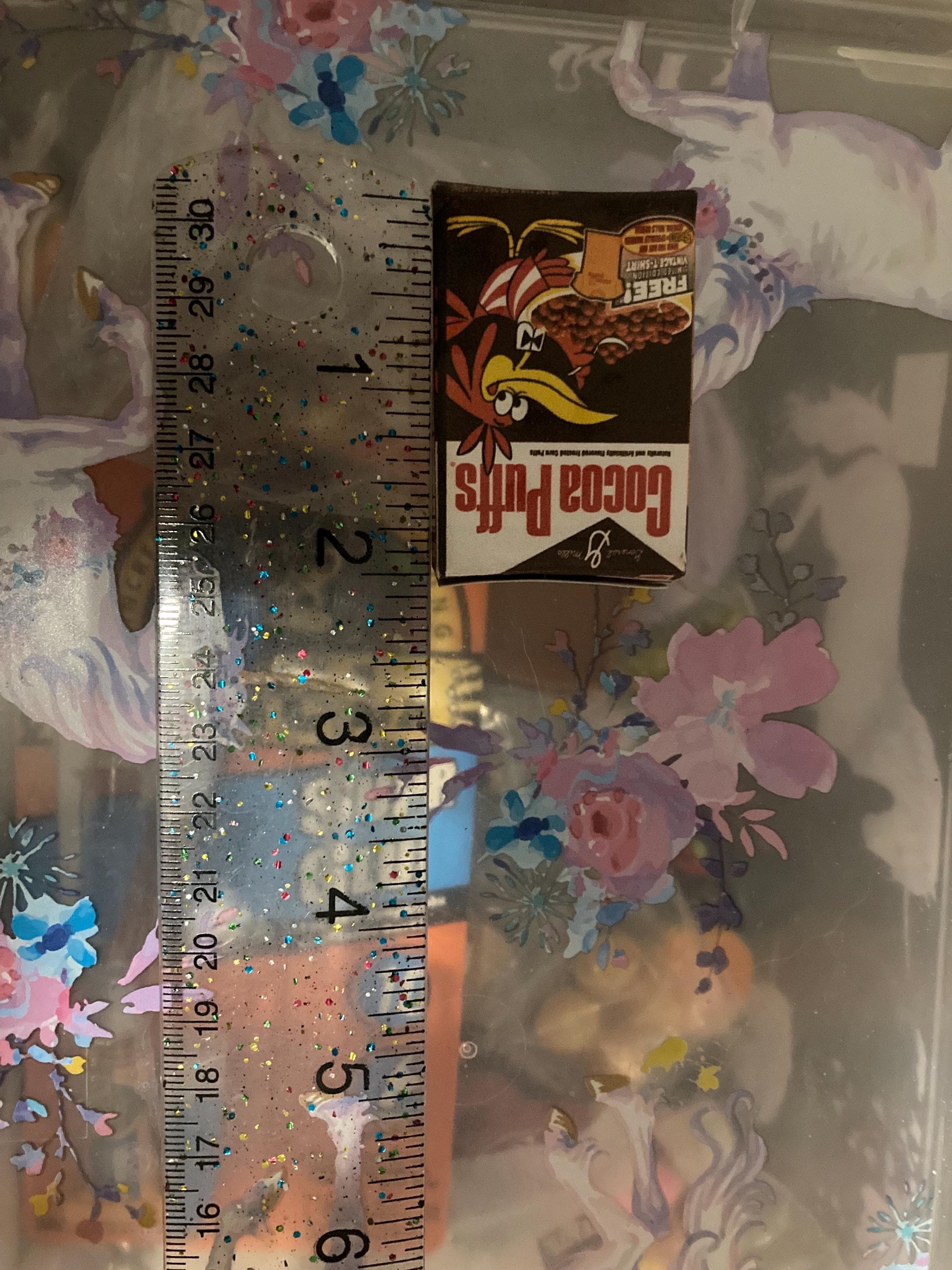 Miniature Choco Puffs Cereal Box With Choco Puffs Inside a Bag - Etsy