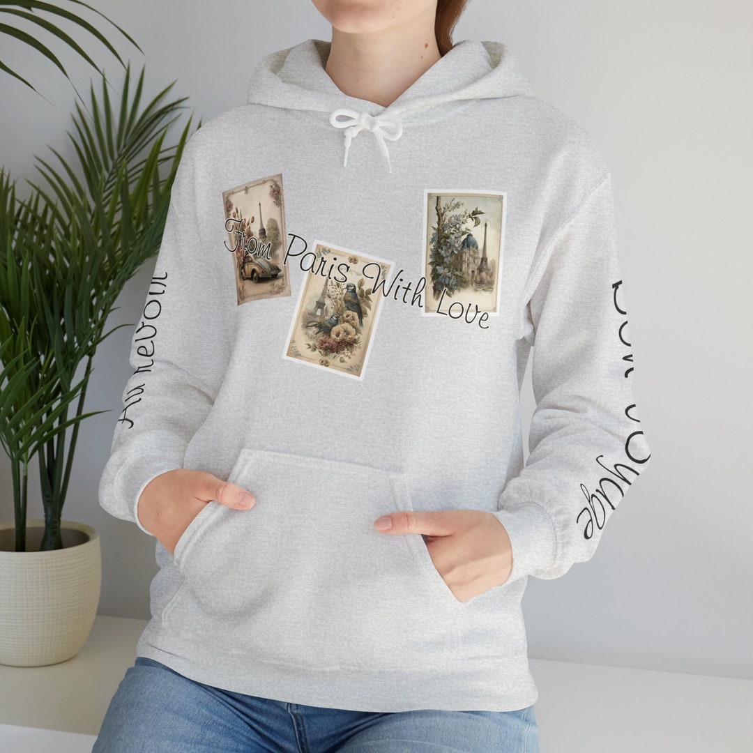 Passport To Paris Hoodie Cozy Bon Voyage Hoodie French Inspired