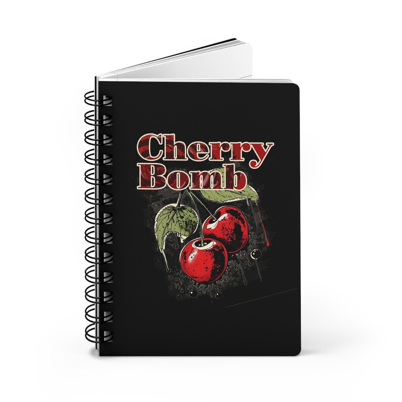 Cherry Bomb Spiral Notebook: Joan Jett Inspired Journal - Etsy