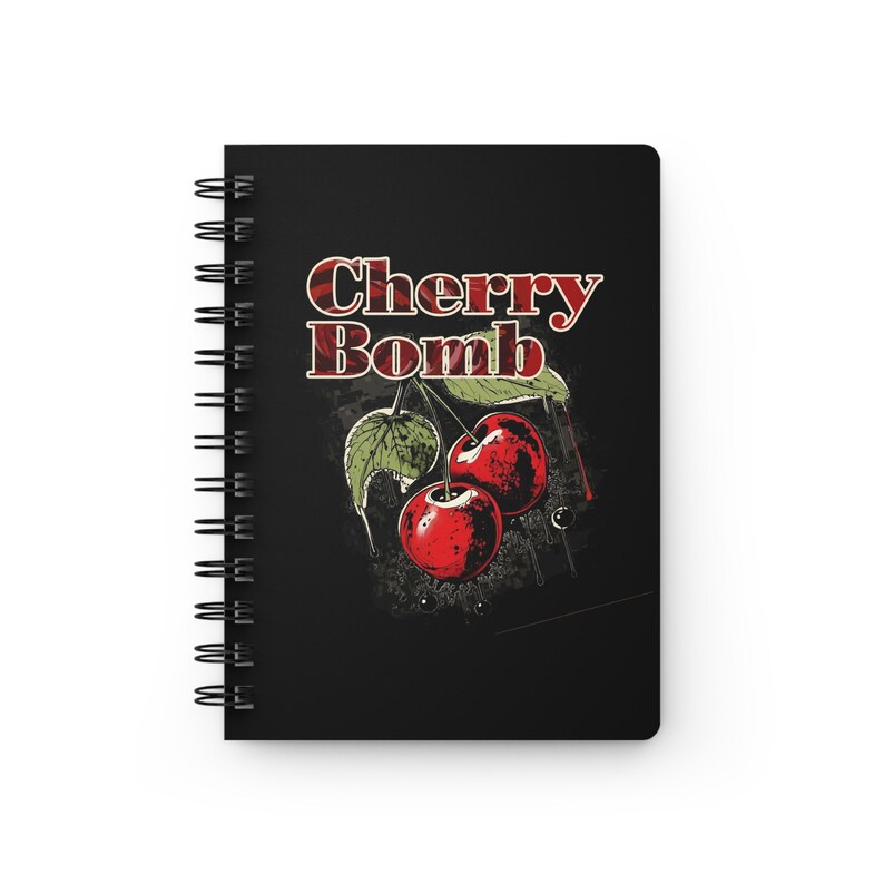 Cherry Bomb Spiral Notebook: Joan Jett Inspired Journal - Etsy