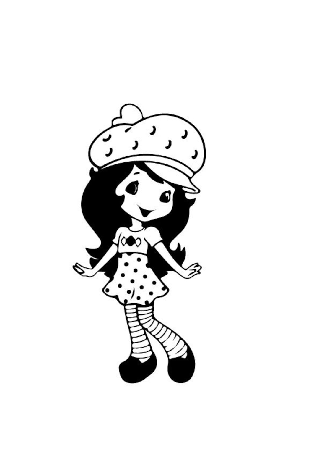 Strawberry Shortcake SVG PNG EPS Digital Files for Cricut, Illustrator ...