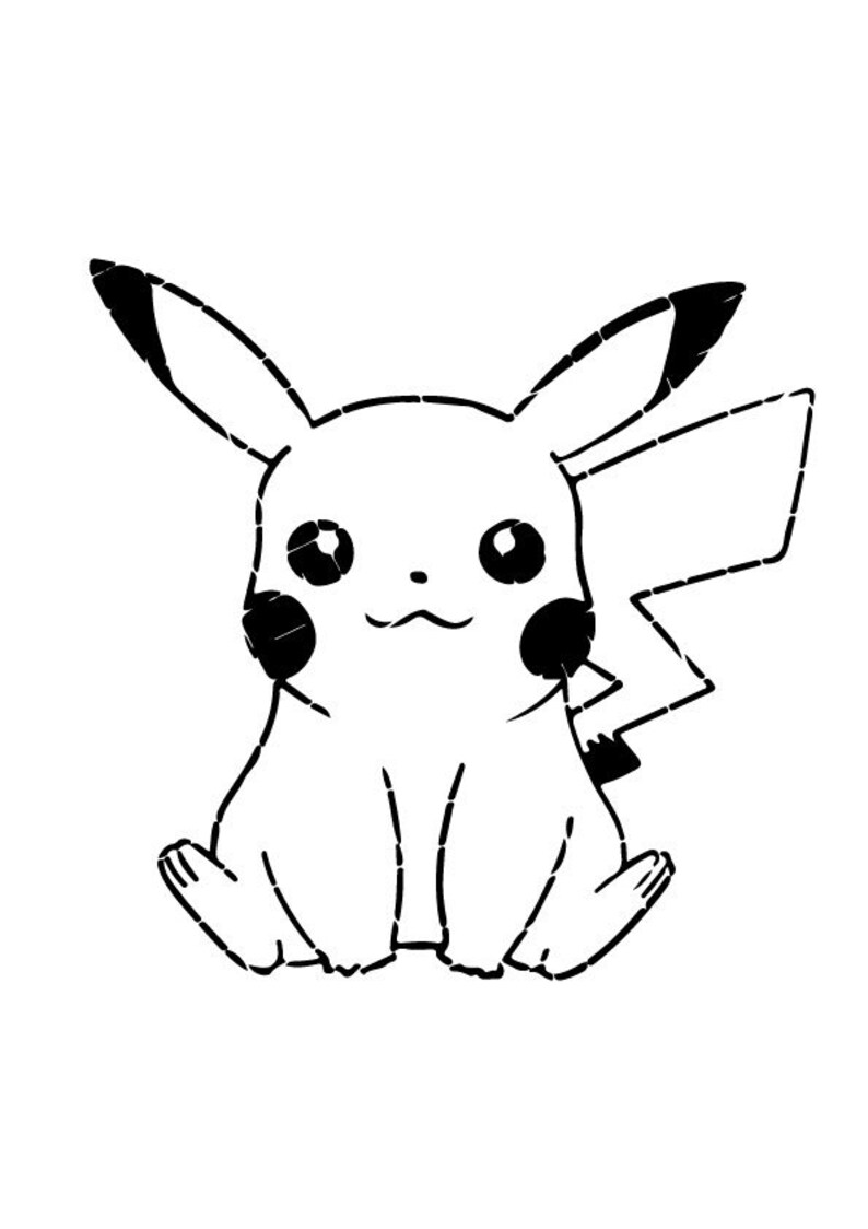 Pikachu Svg , Pikachu Png , Pokemon Cricut Vector Bundle , Pikachu DIY ...