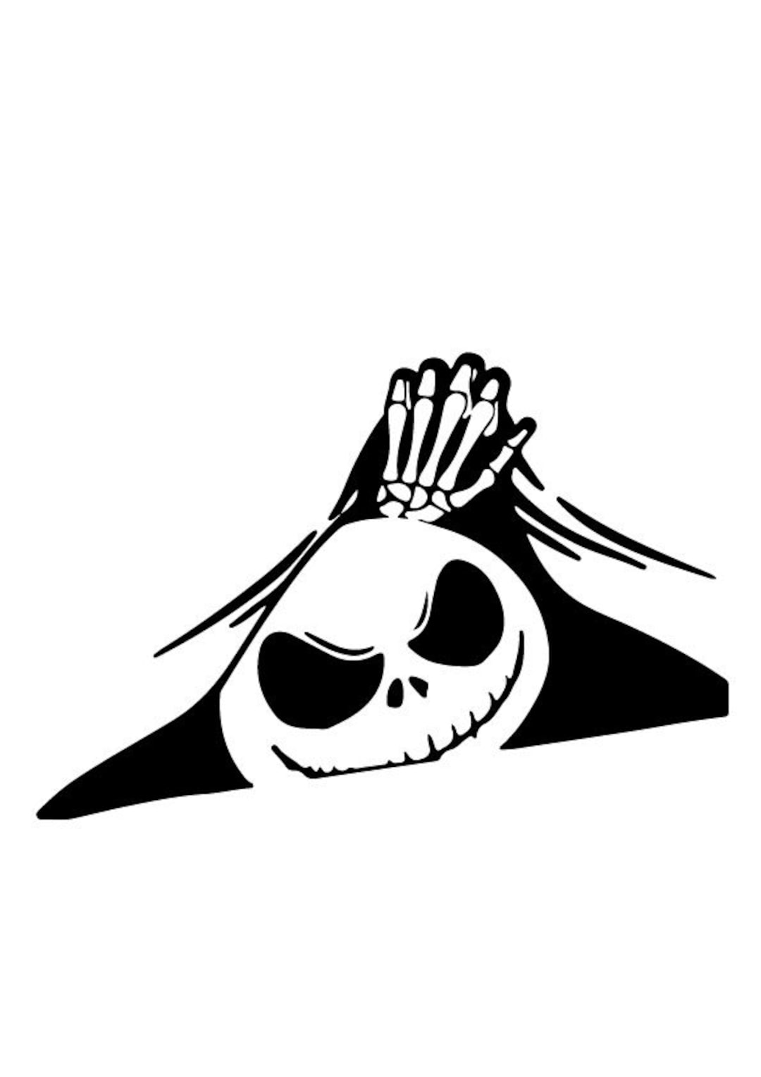 Jack Skellington Car Decal SVG Bundle (digital Download) - Etsy