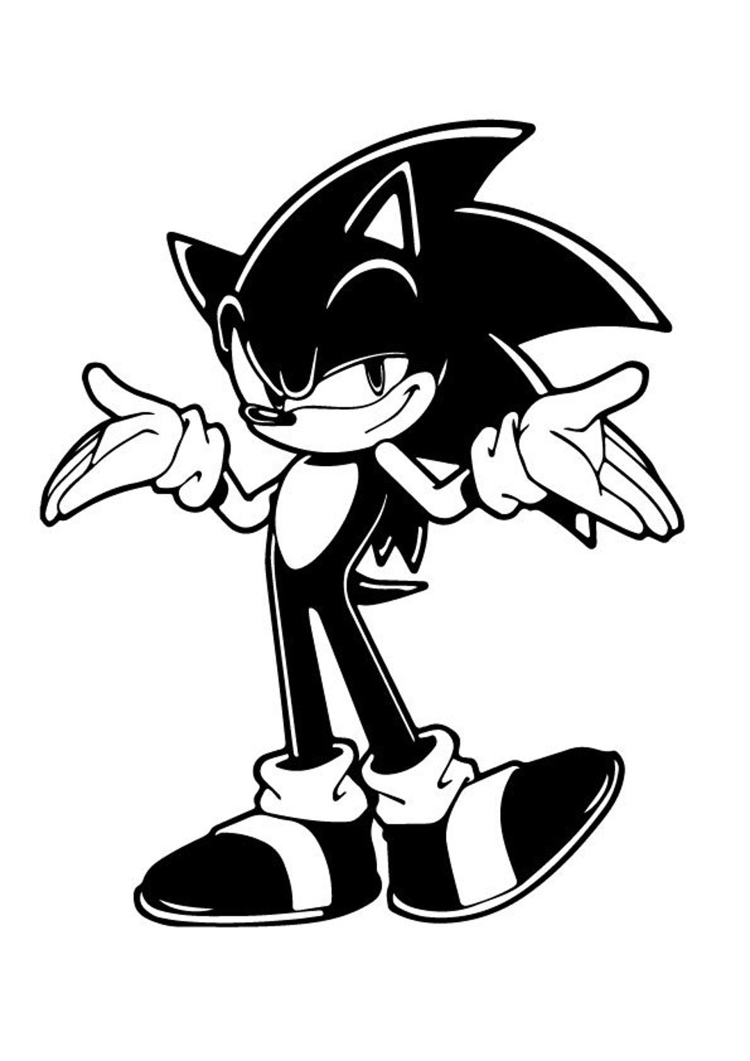 The Hedgehog Svg, Sonic Svg, Sonic Head Svg, Sonic Png, Layered SVG ...