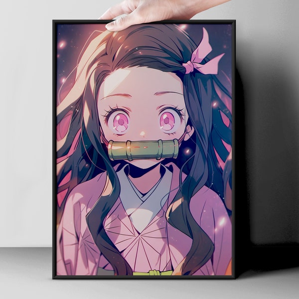 Canvas Nezuko Poster - Etsy
