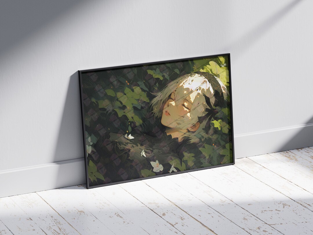 Video Game Fine Art Print Tranquil Gamer Heroine Wall Art, Dystopian ...