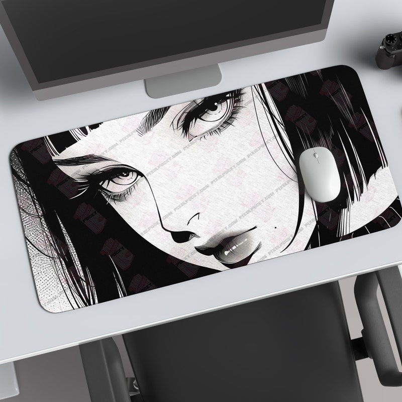 Anime Mouse Pad Girl - Etsy