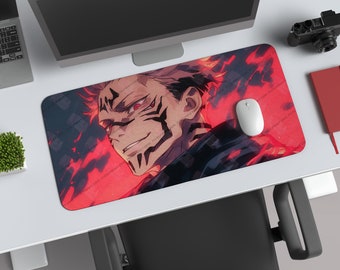 Anime Desk Mat Anime-inspired Cursed Dual-face Mouse Pad, Mystical ...