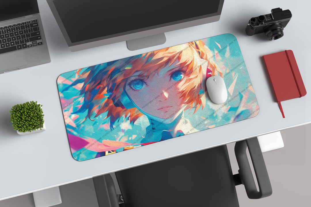 Sentient Guardian Anime Desk Mat Robotic Protector Mouse Pad, Gamer ...