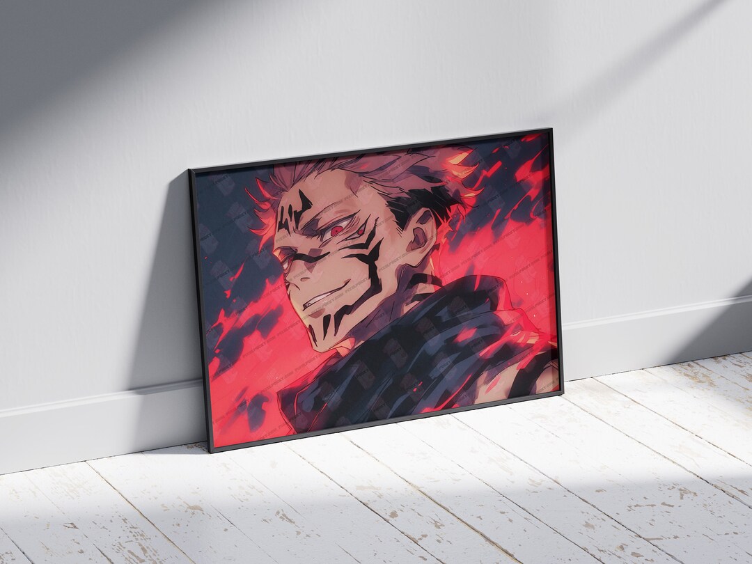 Fiery Onslaught Fine Art Print Dynamic Warrior in Red Artwork, Intense ...