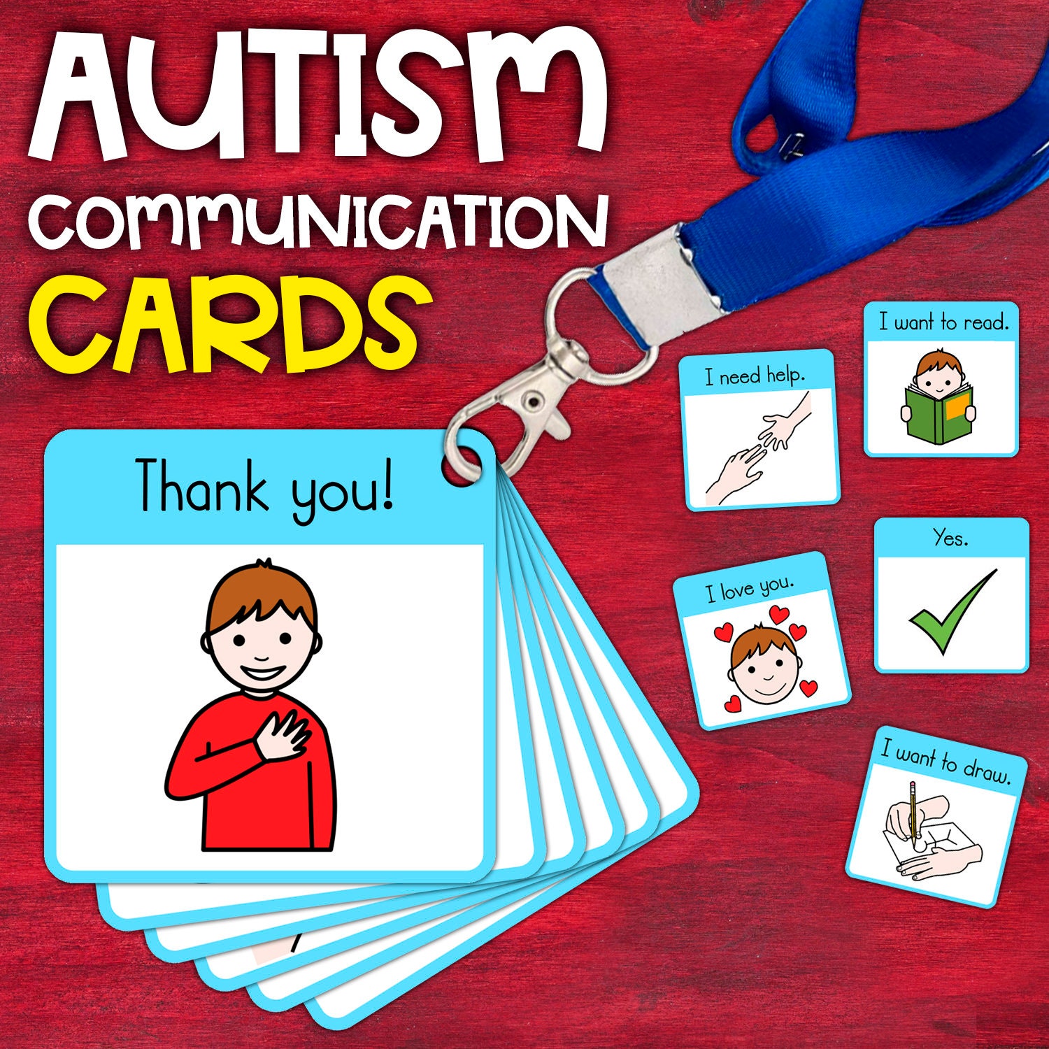 Autism Communication Cards | Visual Communication | Nonverbal ...